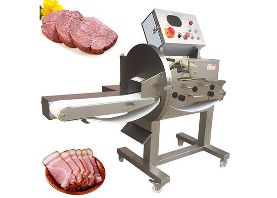 380v 600kg/h Meat Processing Machine Adjustable Cooked Beef Cutting ...