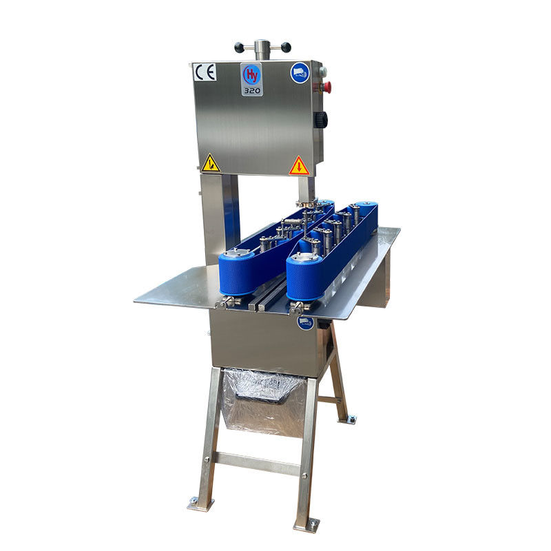 Automatic ribs cutter frozen meat with bone half cutting machine for ...