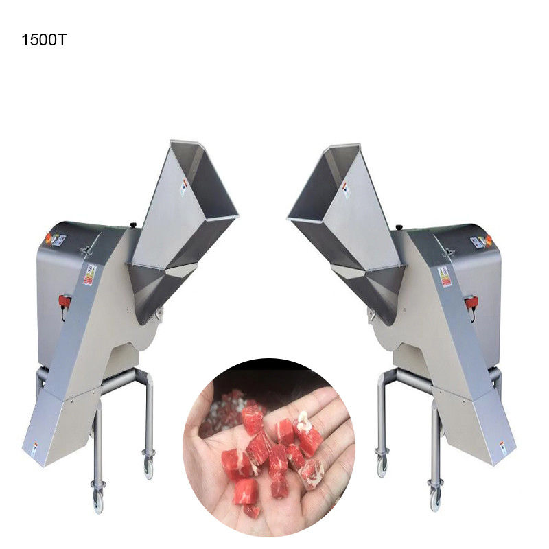 3000KG/H Meat Processing Machine 3d Frozen Beef Dicing Machine