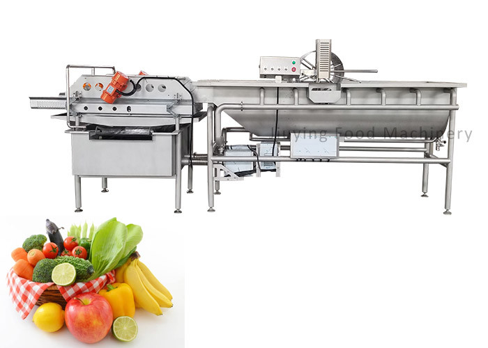 SUS 304 Stainless Steel Industrial Vegetable Washer Machine 600KG Weight