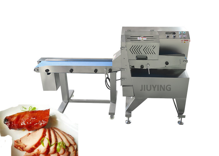 Professional Cooked Meat Bacon Cutting Machine 500~800kg/h Capacity