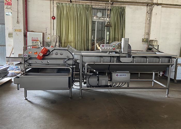4.8KW Automatic Vegetable Washer 220V / 380V Lettuce Cleaning Machine