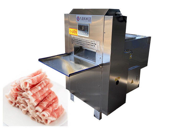 SUS 304 Industrial 2 Roller Meat Slicer Machine 300KG/H