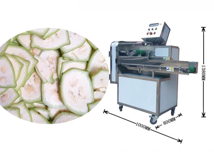 Fruit Processing Bean Sprout Okra Cutting Equipment Banana Chips Slicer ...