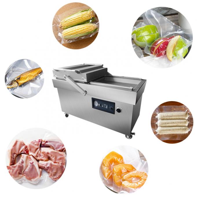 Beef Steak Ham Packer Vacuum Packaging Machine 1560*720*1010 mm Dimension