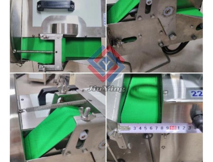 Practical Electric Chilli Pepper Cutting Machine Output 150kg/H