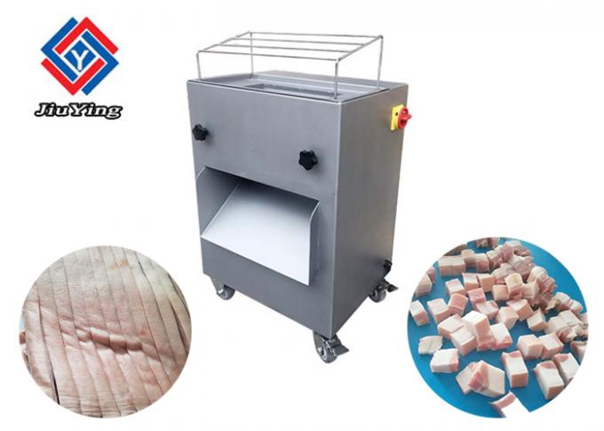 2HP Meat Processing Machine / Automatic Bacon Chicken Cutting Machine