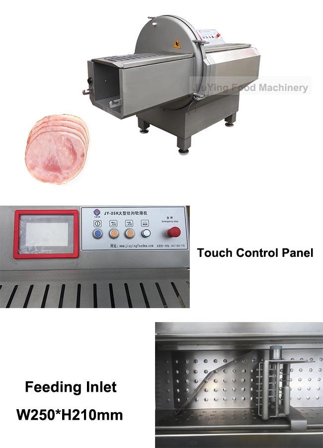 50HZ Stainless Steel Commercial Portion Ham Cutter Machine