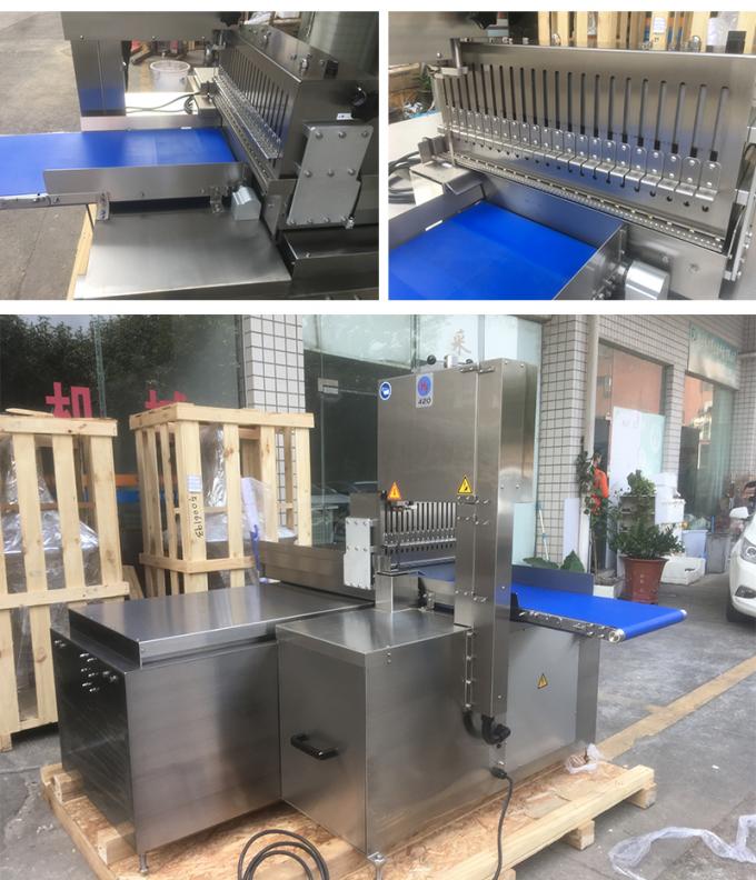 Steak Cutting 3 Phase 200mm Frozen Ribs Sewing Machine